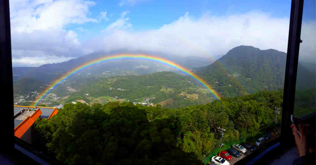 观测到的持续时间最长彩虹亮相台湾 | 吉尼斯世界纪录
