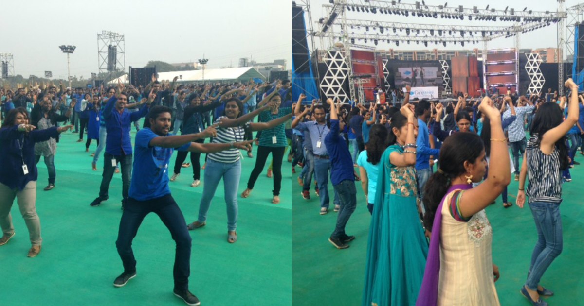 Largest Indian cinematic dance lesson | 吉尼斯世界纪录