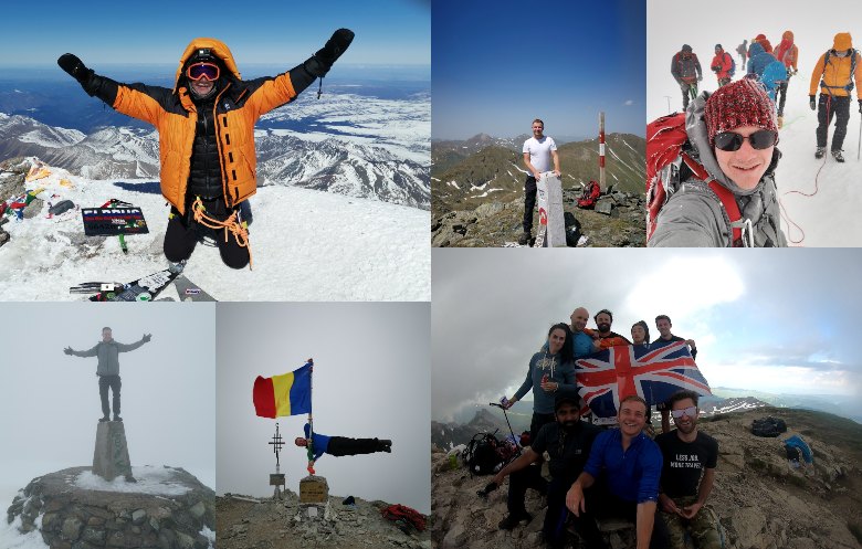 Fastest time to climb the highest points in all current European ...