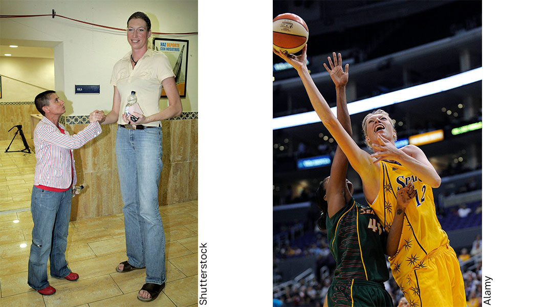 Tallest WNBA player (ever) | 吉尼斯世界纪录